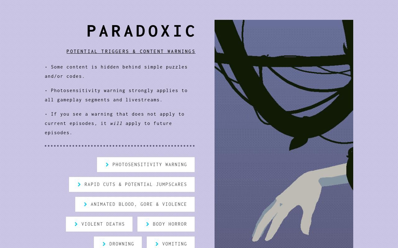 WARNINGS FOR PARADOXIC